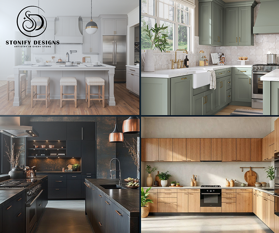 Top 10 Cabinet and Stone Benchtop Color Combinations | Stonify Designs